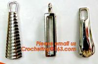 China Custom Metal Logo Zipper for Jacket Size 3 to 10 Nylon Teeth Polyester Tape for sale