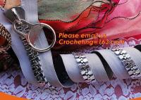 China Pin Box Open End One Way Garment Zipper Metal Brass Black Nickel Size 3-10 for sale