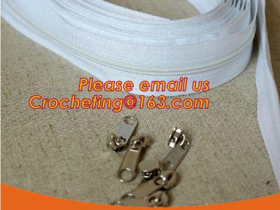 China Custom Nylon Polyester Tape Zipper Size 3 to 10 for Garment Luggage Wallet Long Chain for sale