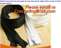 China High Quality Plastic Zipper for Garment and Luggage Size 3 to 10 Custom Length Available for sale