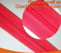 China Colorful Nylon Garment Zipper #5 with Metal Slider Custom Size 3-10 for sale