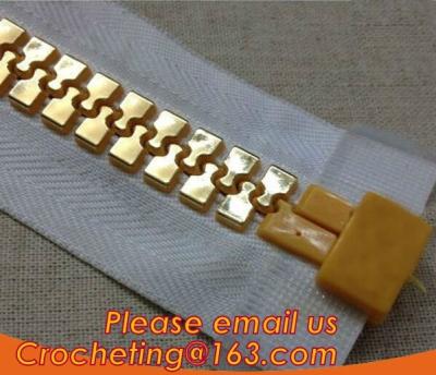 China Custom Metal Zipper for Garment Nylon Teeth Polyester Tape Size 3 to 10 for sale