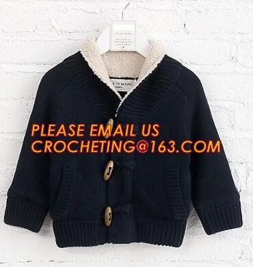 China Korean Style Knit Baby Sweater Coat for Kids 80-140CM Winter Wool Blend for sale