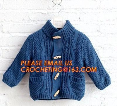 China British Style Boys Winter Coat Thick Woolen Sweater Size 80-140CM Warm Casual Wear for sale