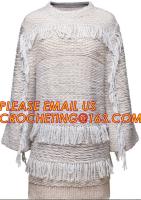 China 100% Cashmere Women Sweater 12gg Flat Knitting 32-36mm Fiber Length Custom Size for sale