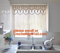 China Handmade Macrame Wall Hanging 100% Cotton Rope 32x47 Inches Home Decor for sale