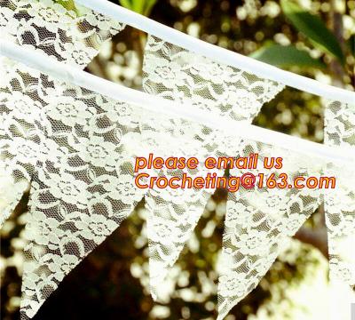 China Custom Printed Bunting Banner 20x30cm Wedding Party Decoration Durable Waterproof Vinyl for sale