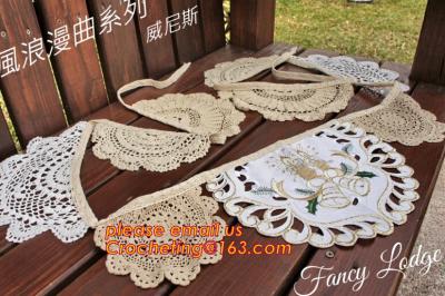 China Custom Printed Bunting Flags 11pcs Burlap Lace Banner Wedding Decoration 20x30cm for sale