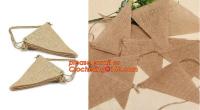 China Custom Triangle Bunting Banner 20x30cm Wedding Party Decoration Durable Waterproof Vinyl for sale