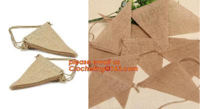 China Custom Triangle Bunting Banner 20x30cm Wedding Party Decoration Durable Waterproof Vinyl for sale