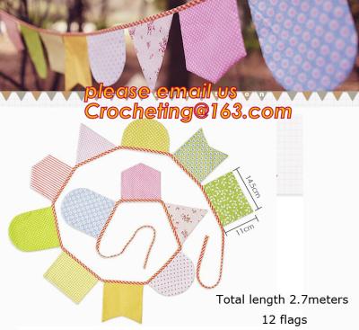 China Custom Printed Burlap Bunting Banner 8x10 Inch Natural Jute Hessian with Lace for Wedding Party Decoration for sale