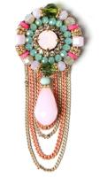 China Custom Letter Rhinestone Brooch Pins Crystal Women Fashion Brooch 120pcs MOQ for sale