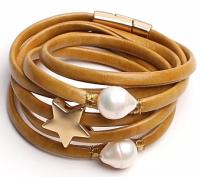 China Wholesale Fashion PU Leather Magnetic Turquoise Bracelet Spring Summer New Collection Jewelry for sale