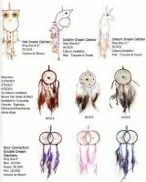China Wholesale Handmade Dream Catcher 20cm Natural Stones Feathers Wall Hanging Home Decor for sale