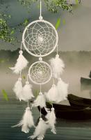 China Wholesale Feather Dream Catcher Home Decoration 20cm Diameter Custom Colors Indian Style Handmade for sale