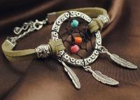 China Wholesale Handmade Feather Dreamcatcher Decoration 20cm 63cm Home Decor for sale