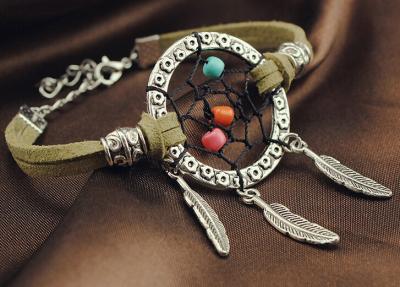 China Wholesale Handmade Feather Dreamcatcher Decoration 20cm 63cm Home Decor for sale