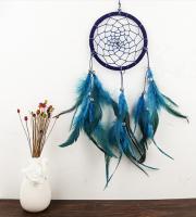 China Wholesale Indian Dream Catcher Supplies 20cm Feather Wall Hanging Christmas Gift for sale