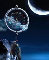 China Wholesale Handmade Feather Dream Catcher 20cm Natural Stones Beads Wall Hanging Home Decor for sale