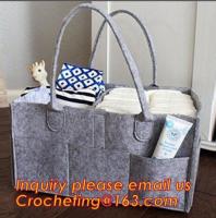 China Eco-Friendly Felt Nursery Storage Caddy with Multi Pockets 3mm Thickness Custom Size for sale