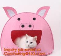 China Customizable Wool Felt Pet House for Dogs and Cats Eco-Friendly Durable for sale