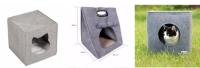 China Custom Eco-Friendly Wool Felt Pet Bed for Cats and Dogs Durable Shockproof Design for sale