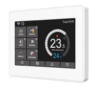 China Intelligent Fossil Fuel Wifi Controlled Thermostat Programmable IP20 rated for sale