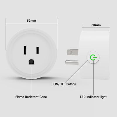 China School House Alexa Google Wifi Smart Plug 220v 300g White OEM for sale