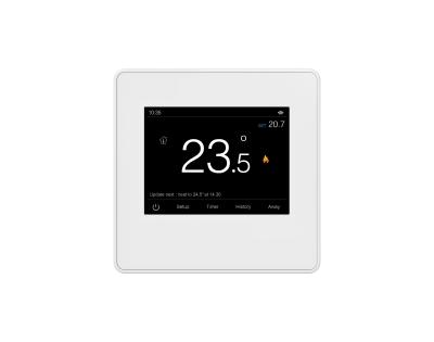 China Larger Seamless Screen Smart WiFi Thermostats System For Home Heating And Air Conditioning for sale