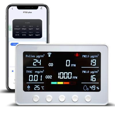 China 2.4GHz WiFi Indoor Smart Air Quality Monitor PM2.5 PM1.0 For Schools & Classrooms for sale