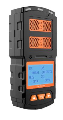 China 4 Gas Multigas Detector Monitor Combustible Oxygen Hydrogen Sulfide & CO for sale