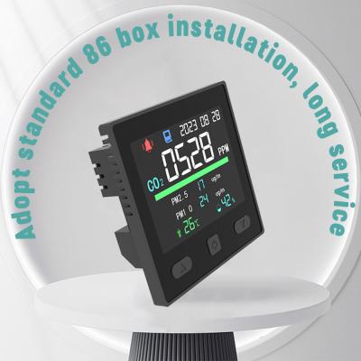 China Home Smart Co2 PM2.5 Formaldehyde Smart Indoor Air Quality Monitor for sale