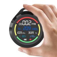 China LCD Screen Travel Portable Carbon Monoxide Monitor detector For Temperature Humidity 1500mAh for sale