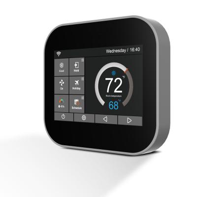 China Smart Capacitive Screen Wireless Home Thermostat Floor heat only For HVAC for sale