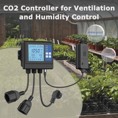 China 3000ppm NDIR Greenhouse Climate Controller Carbon Dioxide Monitoring 120V for sale