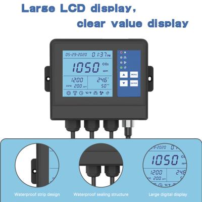 China ODM Temperature Humidity Greenhouse Temperature Controller Co2 Sensor For Plant Cultivation for sale