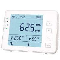 China 2GB 5000ppm Indoor CO2 Meter AQI Monitor for Air Quality Tracking for sale
