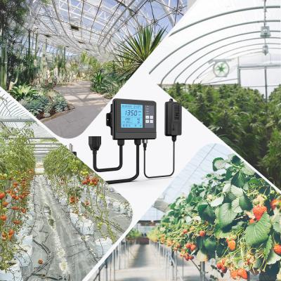 China Carbon Dioxide Split Commercial Greenhouse Control Systems Co2 Regulator Controller NDIR Sensor for sale