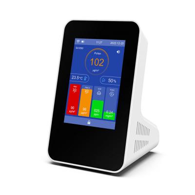 China WiFi Connected Indoor AQI Monitor IAQ Controller Intuitive Touch Interface for sale