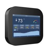 China Touchscreen Indoor Smart Air Quality Monitor Sensor With WiFi RS485 & LoRaWan for sale