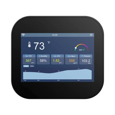 China 868mHz LoRaWAN IAQ Smart Air Quality Monitor Equipment Flexible Communication for sale