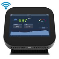 China Dual Channel Smart Indoor CO2 Meter Air Quality Sensor Real Time Monitoring for sale