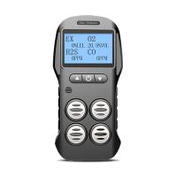 China Rechargeable 4in1 Portable Multigas Detector Monitor For Industrial Worksite for sale