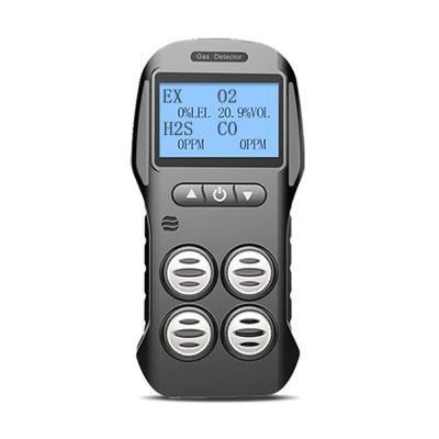 China Rechargeable 4in1 Portable Multigas Detector Monitor For Industrial Worksite for sale