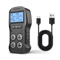China ODM Portable Multigas Detector Monitor Realtime Display CO 200PPM H2S 10PPM for sale