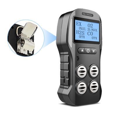China Rugged Portable 4 Gas Lel Multi Gas Detector For Hazardous Gas Monitoring for sale