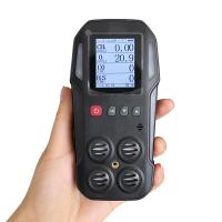 China Infrared Electrochemical 4 Gas Multi Gas Tester Detector For Fire Service for sale