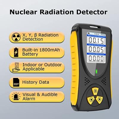 China Portable Nuclear Detector Counter Radiation Measuring Device For X β And V Ray for sale