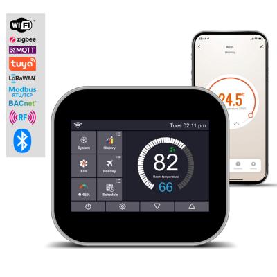 China CE/FCC Certified Tuya Smart WiFi Thermostat Wireless Programmable Controller for HVAC Underfloor Heating Systems Home Commercial Use for sale