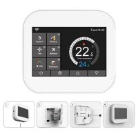 China Home Smart WiFi Thermostat: Floor Heating, Programmable, 50Hz/60Hz, Customizable for sale